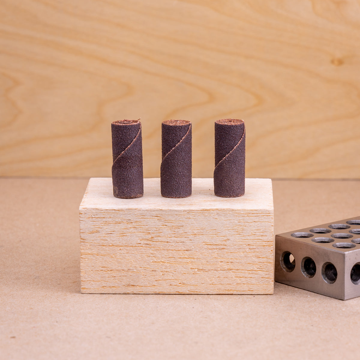 Pferd POLIROLL Cartridge Rolls, 5/8" Untapered 80 Grit, 3-pack ...